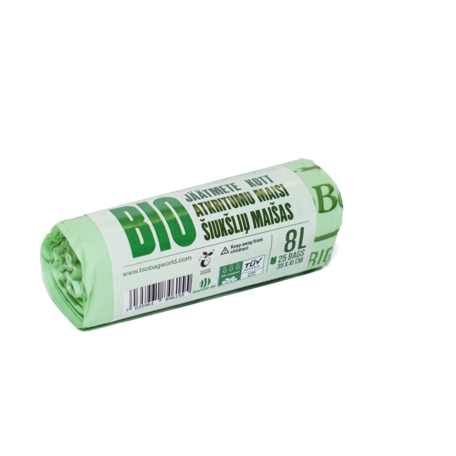 BioBag 8L prügikotid (25tk/rullis) - BioBag